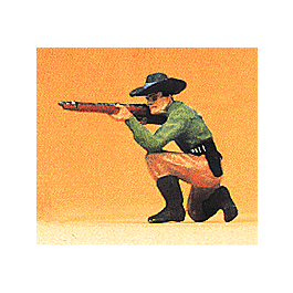 Preiser - Wild West Figures - Cowboys & Trappers 1/25 Scale - Kneeling ...
