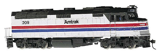 Bachmann - Spectrum Diesel F40PH Loco Powered w/Strobe Lights - Amtrak ...
